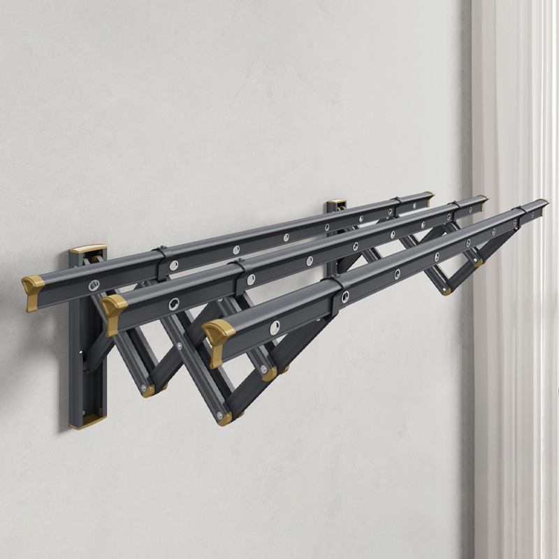 Wall Mounted Folding Clothes Drying Rack – Space-Saving | Easerack Hide